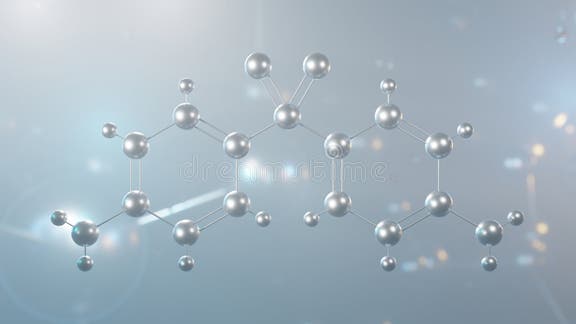 Dapsone Molecular Structure, 3d Model Molecule, Antimycobacterials ...