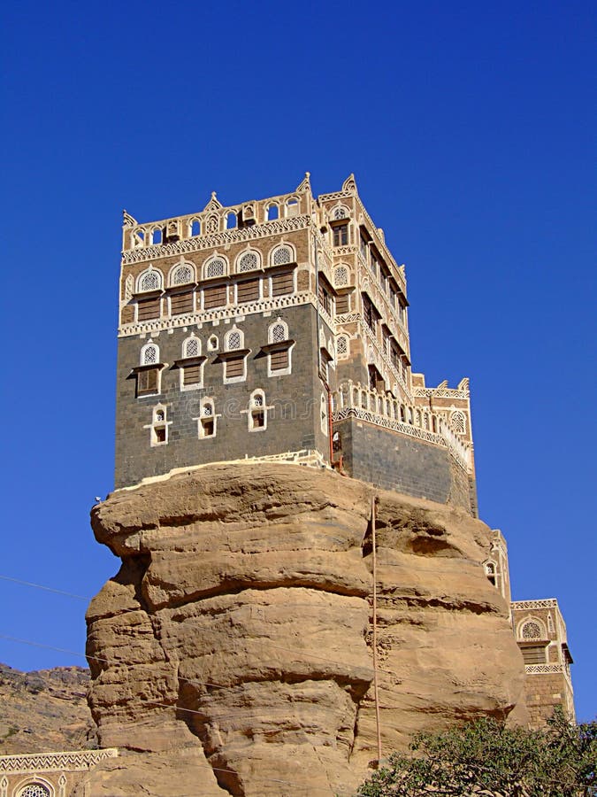 Dar Al Hajar (Rock Palace), Yemen Editorial Photography - Image of ...
