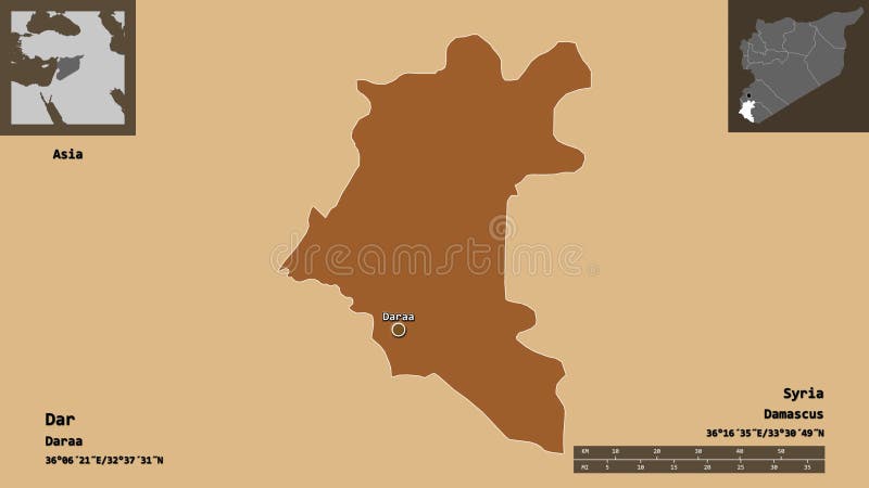 Dar, Province of Syria,. Previews. Pattern Stock Illustration ...