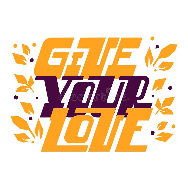 Dar tu amor nuevo ilustración del vector. Ilustración de resorte ...