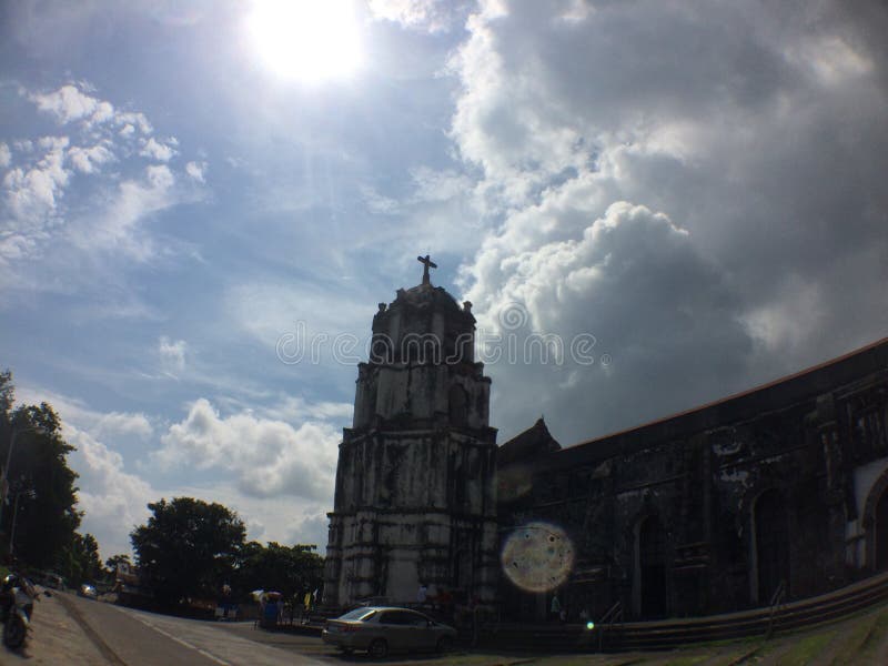 Daraga Church stock image. Image of architecture, daraga - 158357857