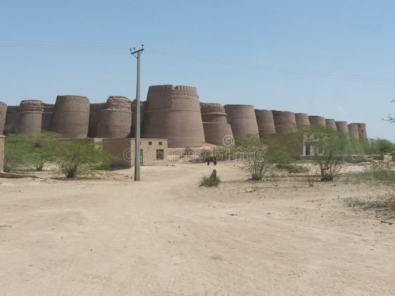 Darawar tomb in desert stock image. Image of history - 256599459