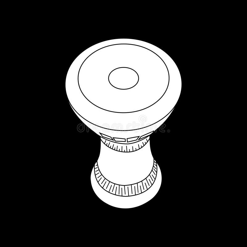 Darbuka icon design stock vector. Illustration of symbol - 320050747