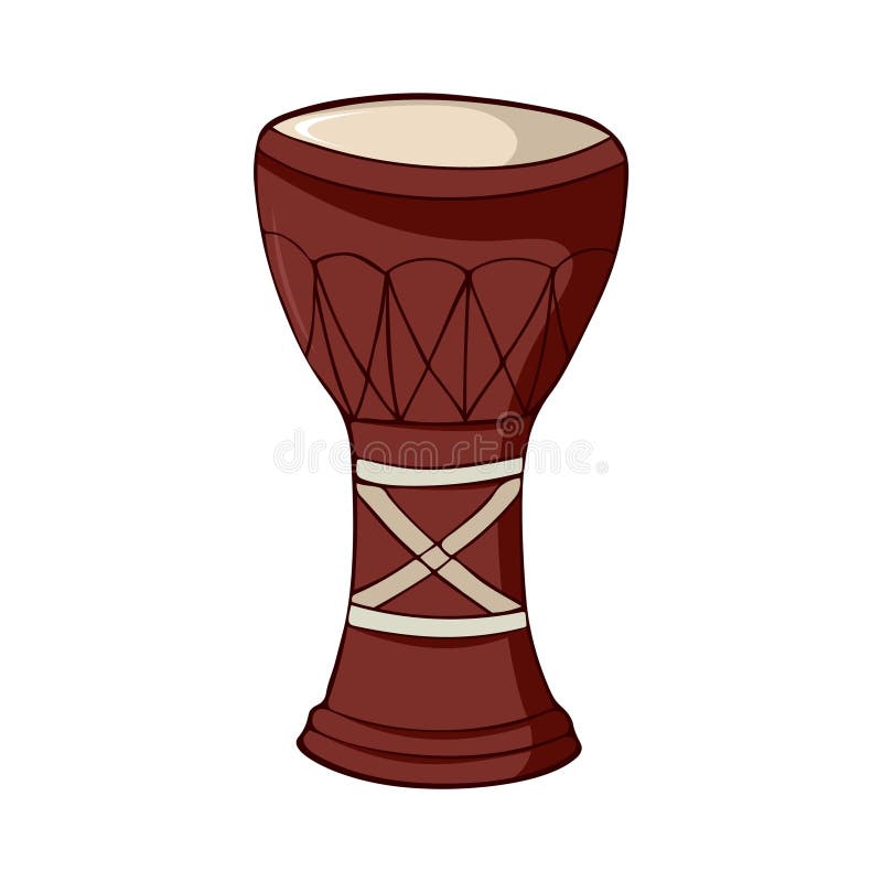 Darbuka Percussion Instrument of the Middle East Vector Illustration ...