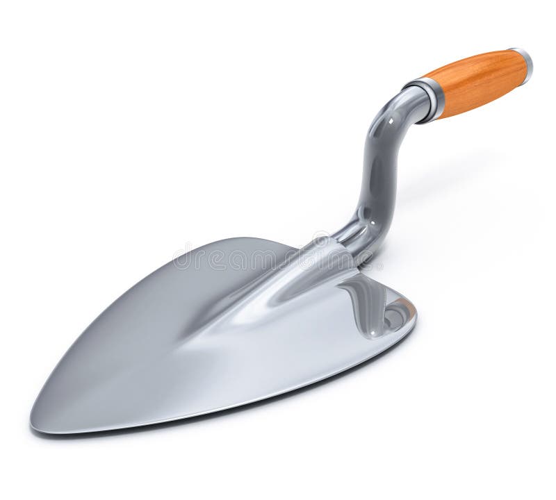 Darby tool for plastering stock illustration. Illustration of builder ...