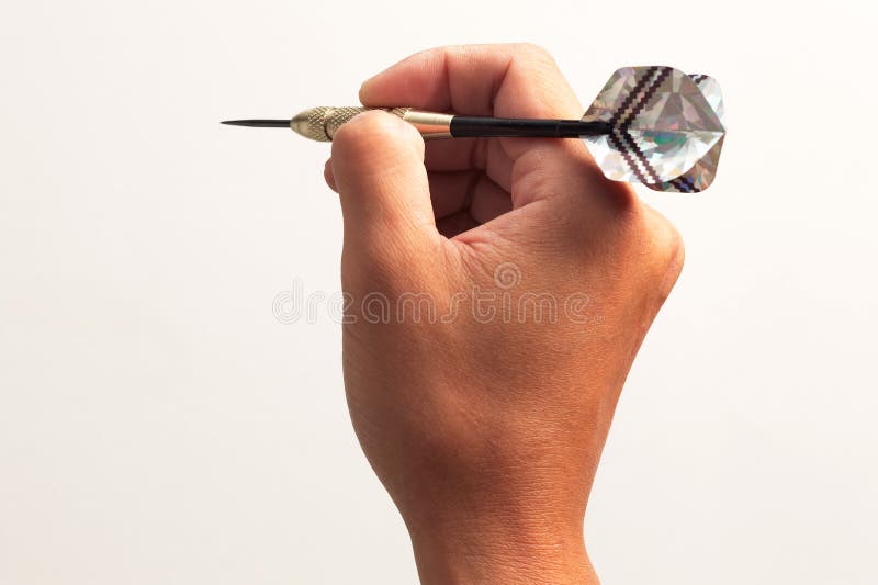 Un dard rouge photo stock. Image du cible, archery, dards - 2682556