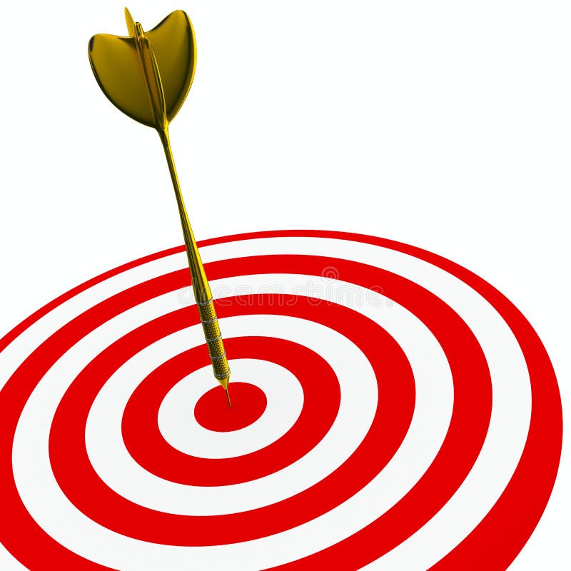 Dard sur un fond blanc illustration stock. Illustration du dard - 14375716