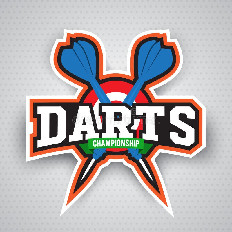 Dards Mettant En Communication La Conception De Logo Et De Loisirs ...