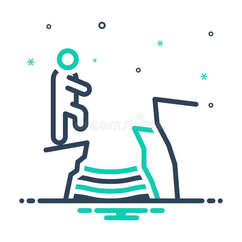 Mix Icon for Dare, Daresay and Make Stock Illustration - Illustration ...