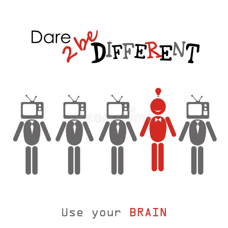 Being Different Clipart