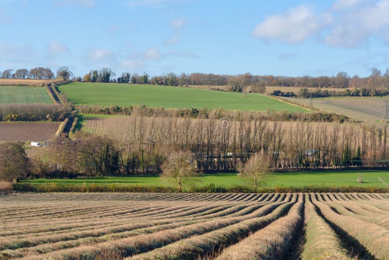 Kent Countryside Maidstone Uk North Downs Stock Image - Image of hills ...
