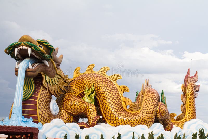 Dargon stock photo. Image of golden, fantasy, historic - 46875616