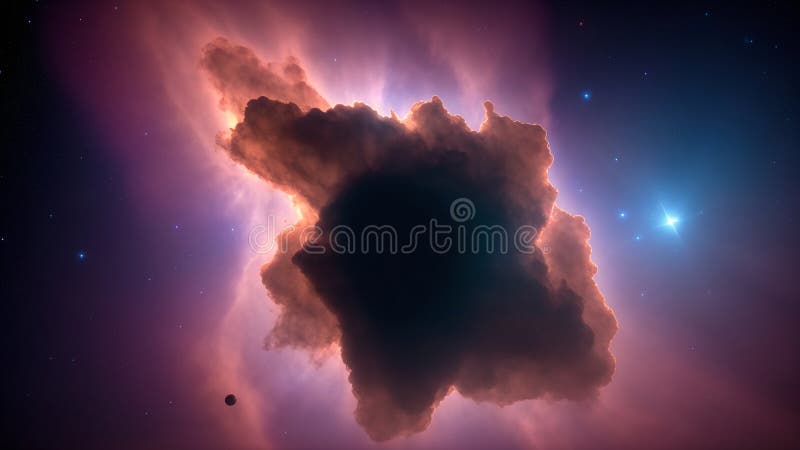 A Daring Image of a Cloud in the Sky with a Star in the Background AI ...