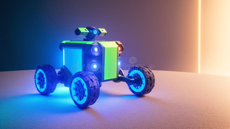 A Daring Toy Car with a Camera on Top of it AI Generative Stock ...