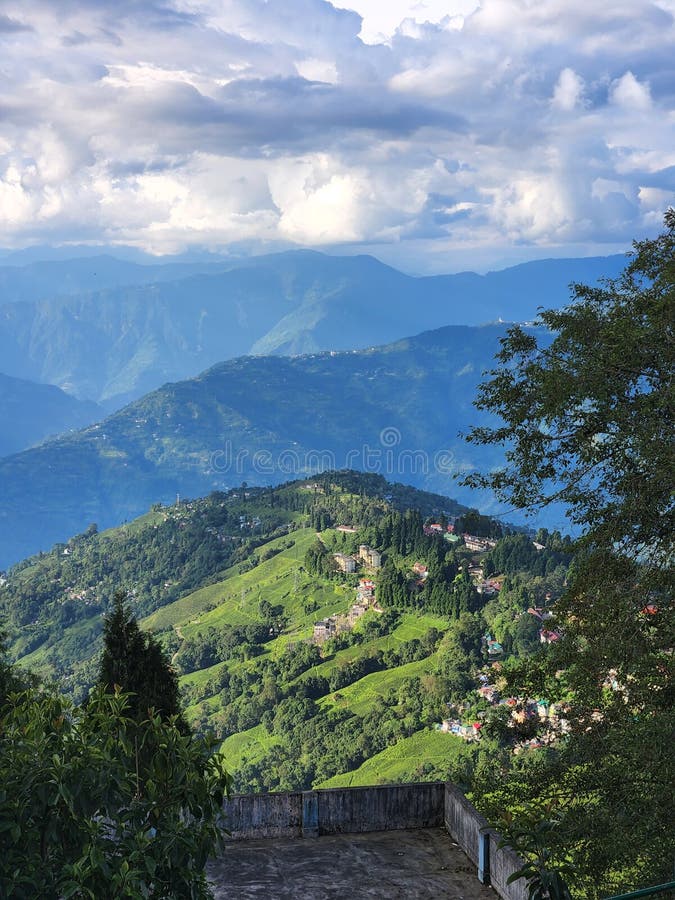 Darjeeling View Mountains Nature Stock Photo - Image of view, terrain ...