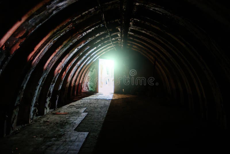 Dark Abandoned Soviet Bunker, Echo of Cold War Stock Image - Image of ...