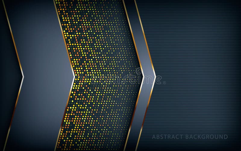 Dark Abstract Background with Black Arrow Overlap Layers. Texture with ...