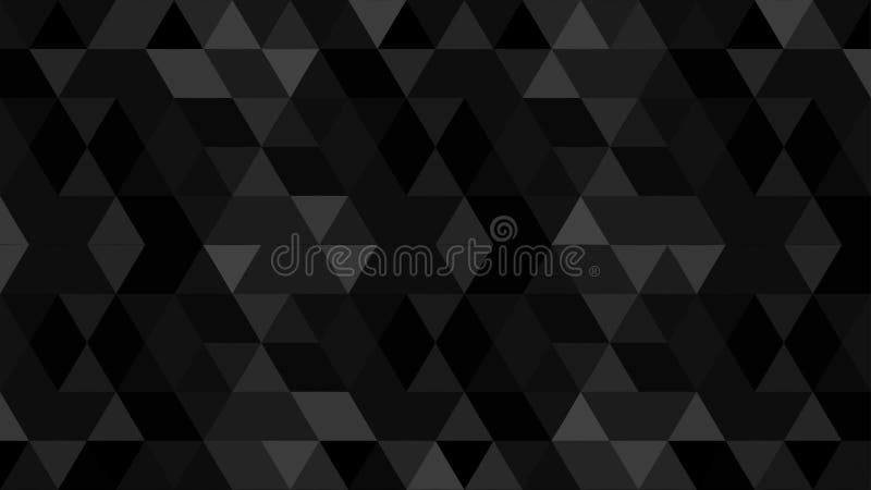 Dark Abstract Background, Black Triangle Pattern. Vector Geometric ...
