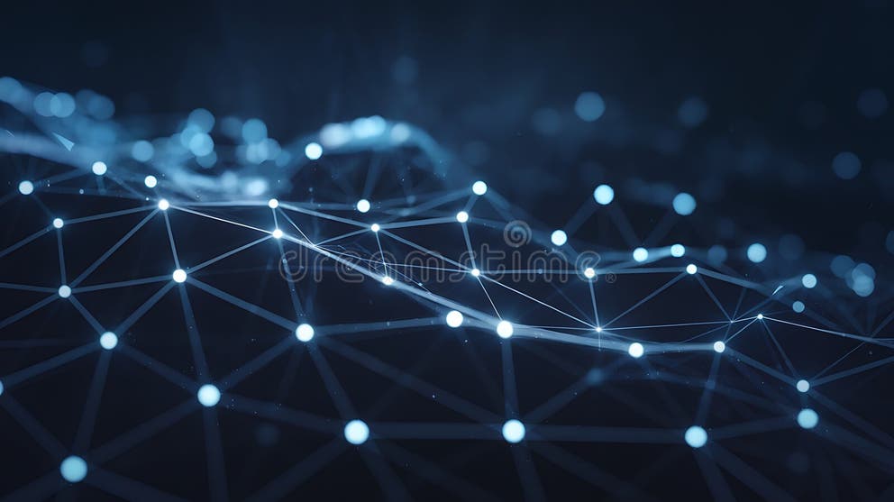 Futuristic Interconnected Neural Mesh Stock Photos - Free & Royalty ...