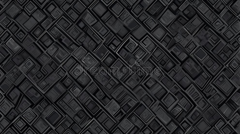 Dark Abstract Background Featuring a Geometric Pattern of Nested ...