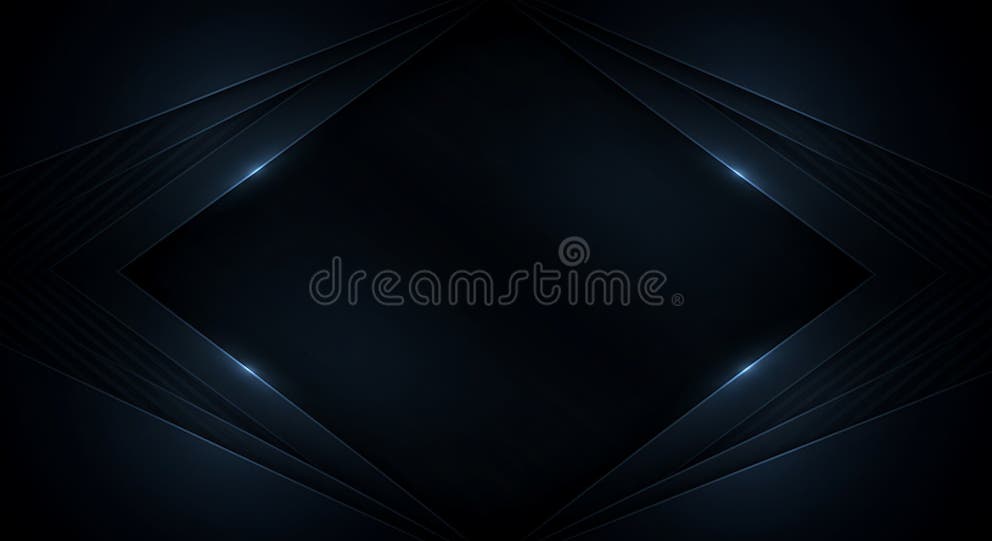 Black Dark Blue Abstract Background Geometric Shape Dark Blue Geometric ...