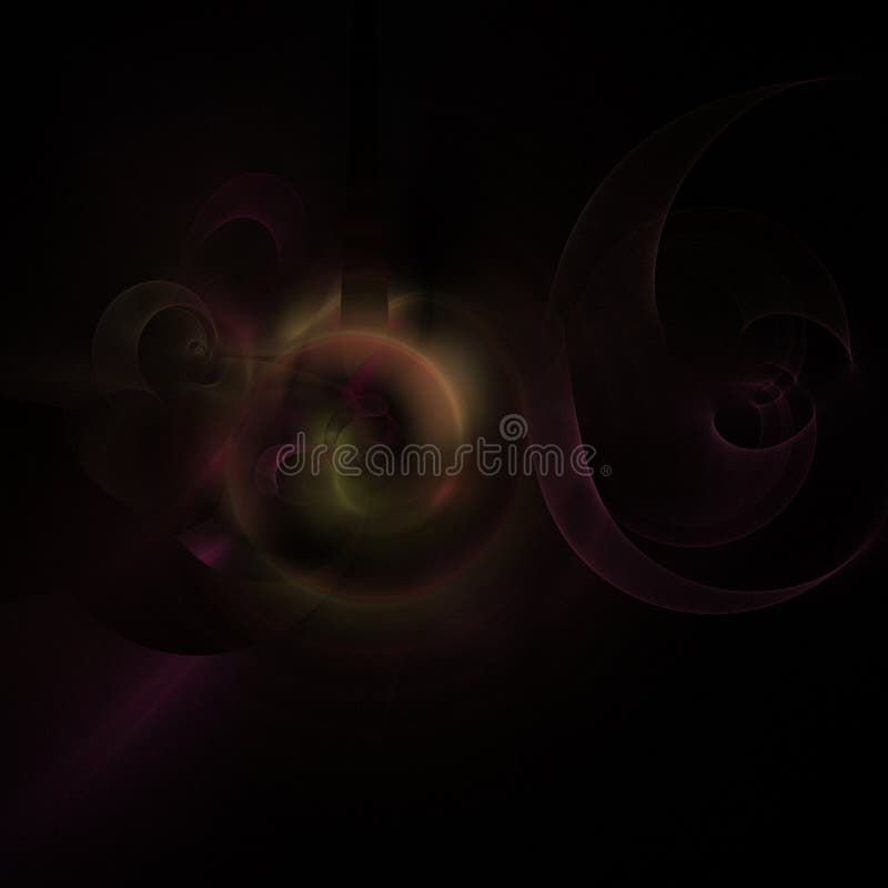 Dark Abstract Background, Fractal Graphics, Spiral, Shell Stock ...
