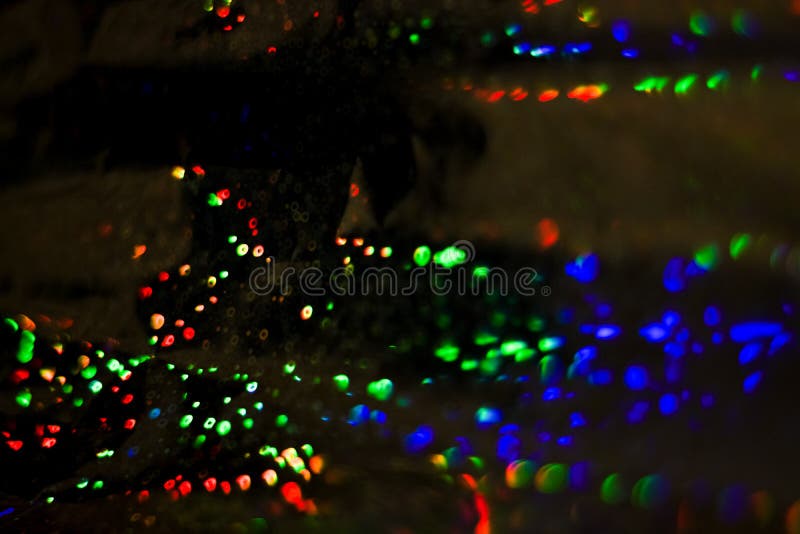 Dark Abstract Background with Overflow, Multicolored, Rainbow Bokeh and ...