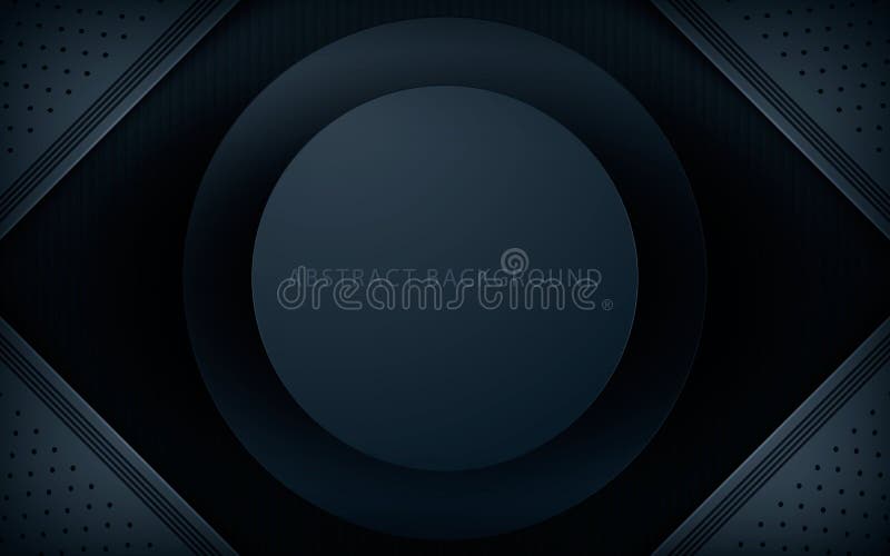 Dark Abstract Background with Overlap Layers. Realistic Texture with ...