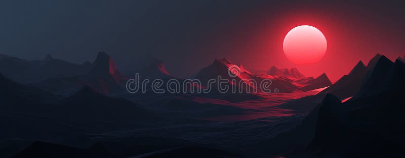 A Dark Abstract Background with Sharp Geometric Patterns Highlighted by ...