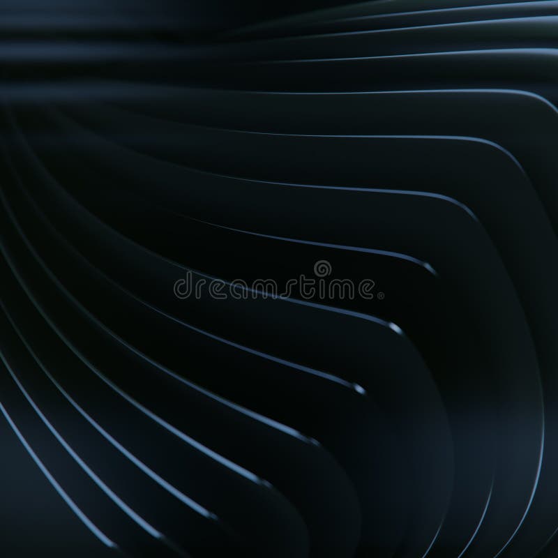 A Dark Abstract Design Consisting of a Series of Curved Lines and ...