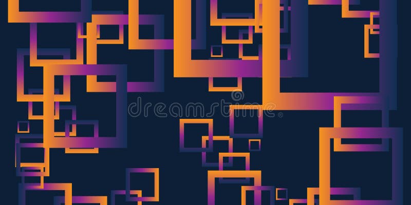 Dark Abstract Geometric Background Design, Many Colorful Random, Placed ...