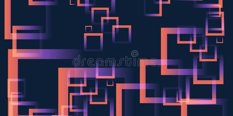 Dark Abstract Geometric Background Design, Many Colorful Random, Placed ...