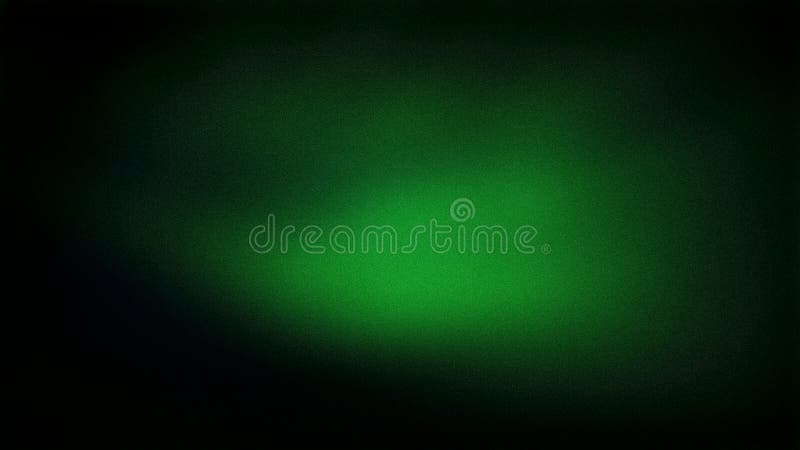 A Dark Abstract Gradient with Deep Green Hues, Combined with a Grainy ...