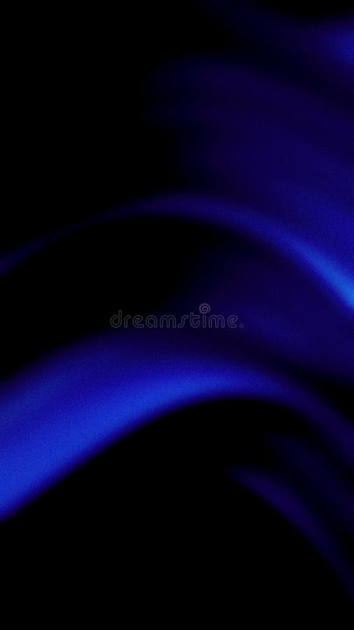 Dark Abstract Gradient with Smooth Flowing Waves of Deep Blue and ...