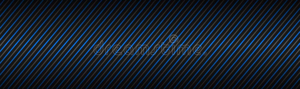 Dark Abstract Header with Blue and Gray Striped Pattern. Diagonal Lines ...