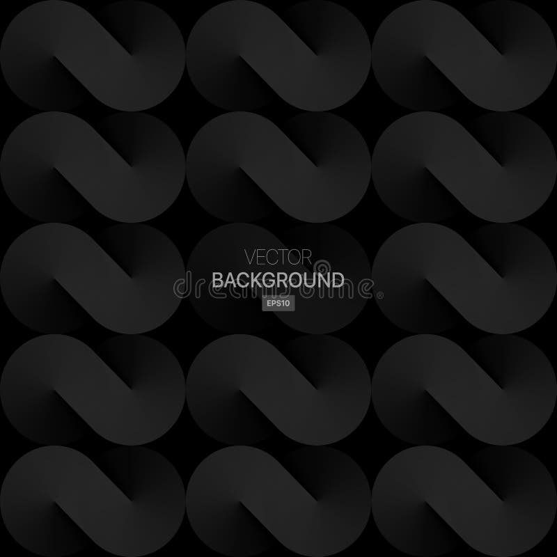 Dark Abstract Infinity Geometric Square Background Stock Vector ...