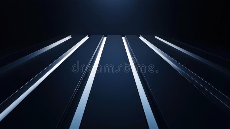 Dark Abstract Lines on a Surface Stock Photo - Image of space, dark ...