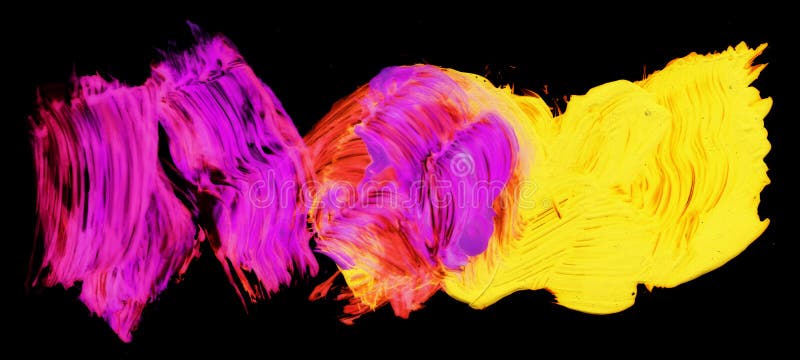 Dark Abstract Painting Painted with Acrylic Paints Stock Illustration ...