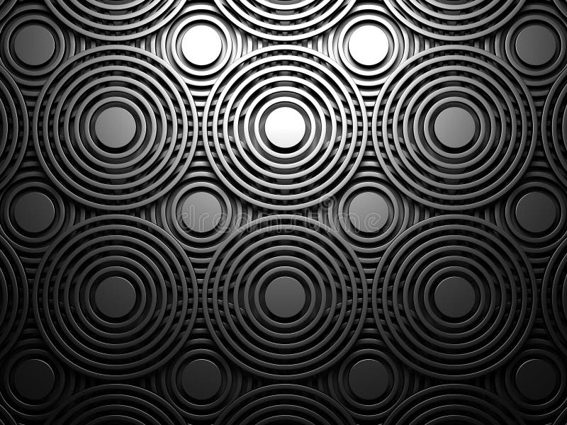 Dark Abstract Round Design Background Stock Illustration - Illustration ...