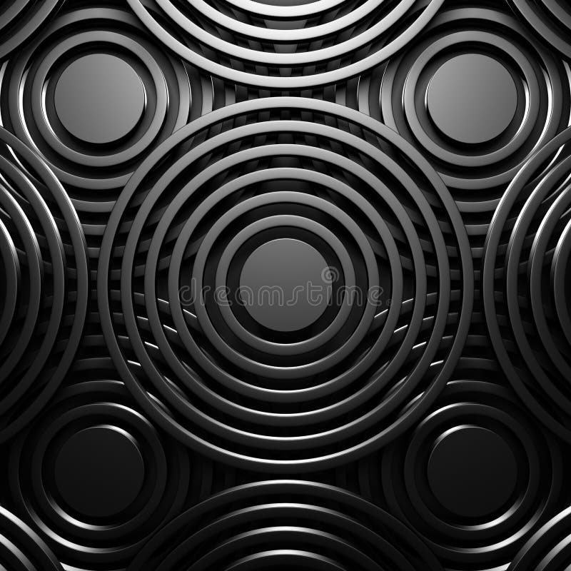 Dark Abstract Round Design Background Stock Illustration - Illustration ...