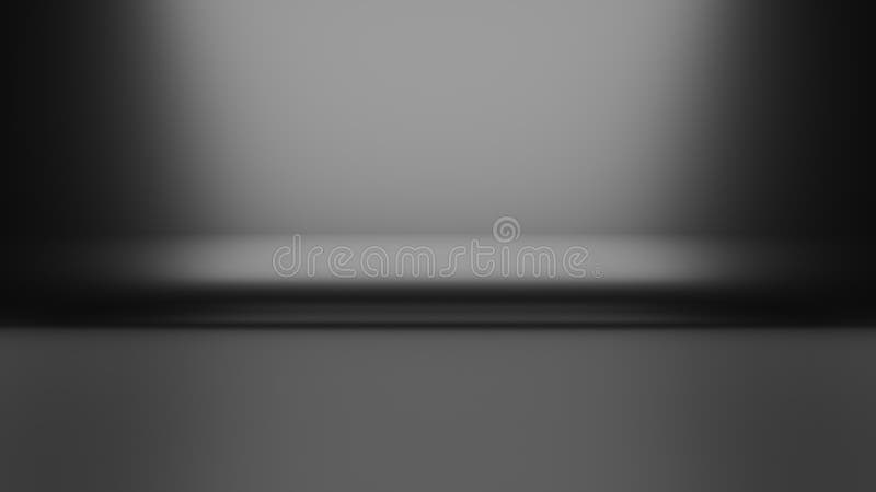 Dark Abstract Studio Background. 3D Rendering Stock Illustration ...