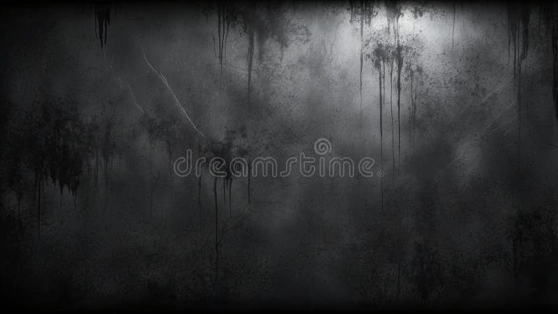Dark Abstract Surface with Textured Drip Patterns Showcasing Moody ...