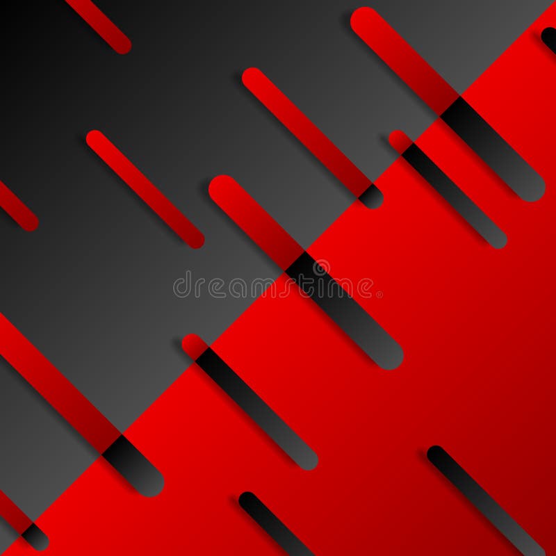 Dark Abstract Tech Minimal Geometric Background Stock Vector ...