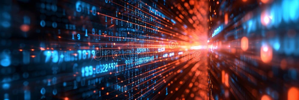 Dark Abstract Technology Background with Translucent Program Code Stock Image - Image of ...