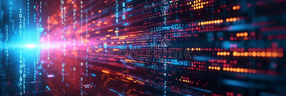 Dark Abstract Technology Background with Translucent Program Code Stock Image - Image of ...