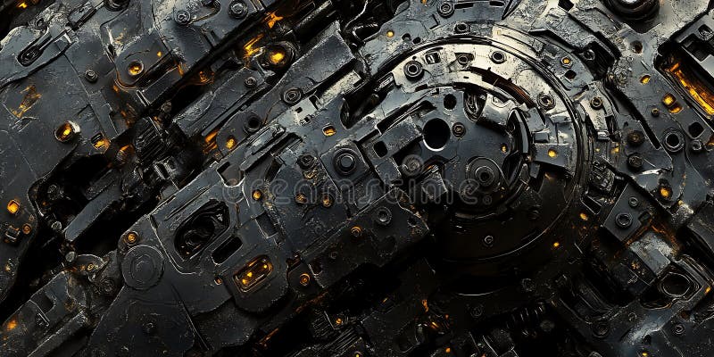 Dark Abstract Texture Black and Gold Background Image Stock ...