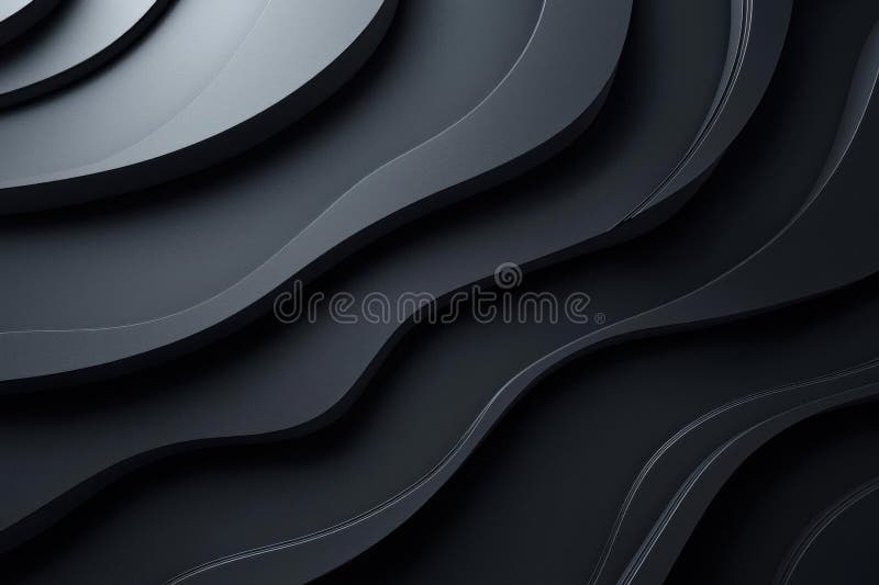 Dark Abstract Wave Pattern stock illustration. Illustration of ...
