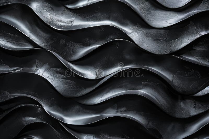 Dark Abstract Wavy Texture with Elegant Patterns and Smooth Flowing ...