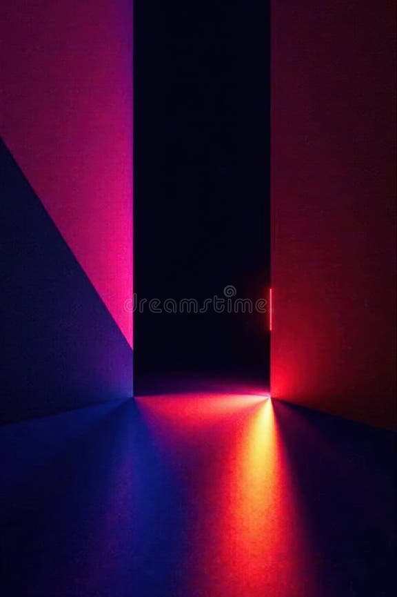 Dark, Angular Shapes Intersect, Creating Depth , Shadows, Silver Stock ...