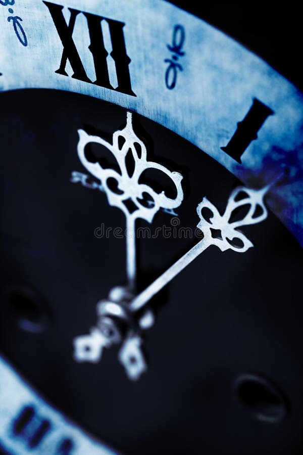 Dark Antique Clock Picture. Image: 6820158